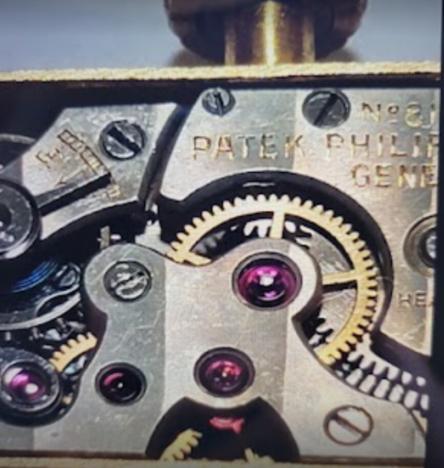 Cartier Patek Philippe Collab Vintage Curvex Tank Art Deco Watch | eBay