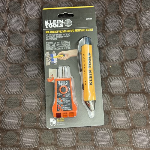 Klein Tools NCVT1PKIT Non-Contact Voltage & GFCI Receptacle Test Kit ...