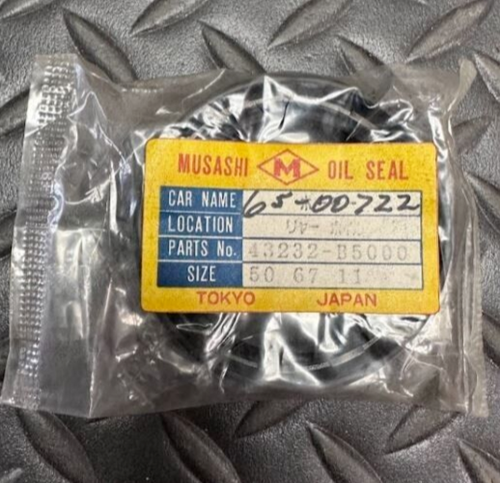 Musashi Rear Grease Seal - 43232-B5000 / 65-00722 - For Subaru, Nissan ...