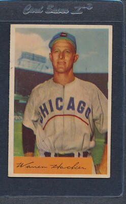 1954 Bowman #125 Warren Hacker Cubs VG/EX *900 | eBay