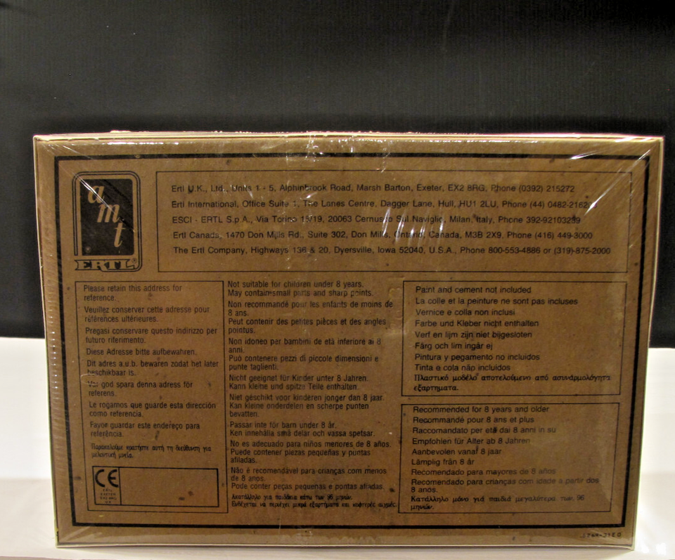 Vintage AMT ERTL 1968 Chevrolet Camaro Z-28 FACTORY SEALED 1/25 Model ...