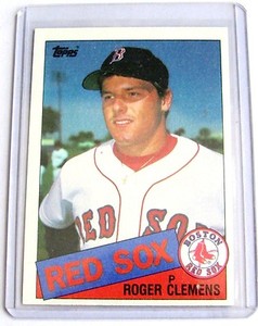 ROGER CLEMENS 1985 BASEBALL CARD TOPPS #181 BC#62 JM | eBay