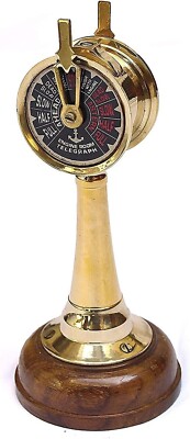 6'' Inches Brass Polished Ship Engine Telegraph Antique Nautical ...