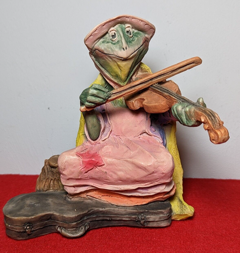 Rare "Tillie (The Homeless Frog) and Her Violin" 1994 Vintage Jessica ...