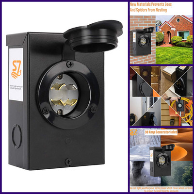 Generator Transfer Switch,Power Inlet Box,30 Amp Generator Inlet ...