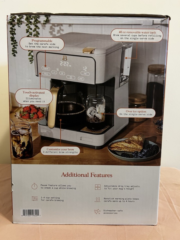 Beautiful Multi-Brew Coffee Maker, by Drew Barrymore | eBay