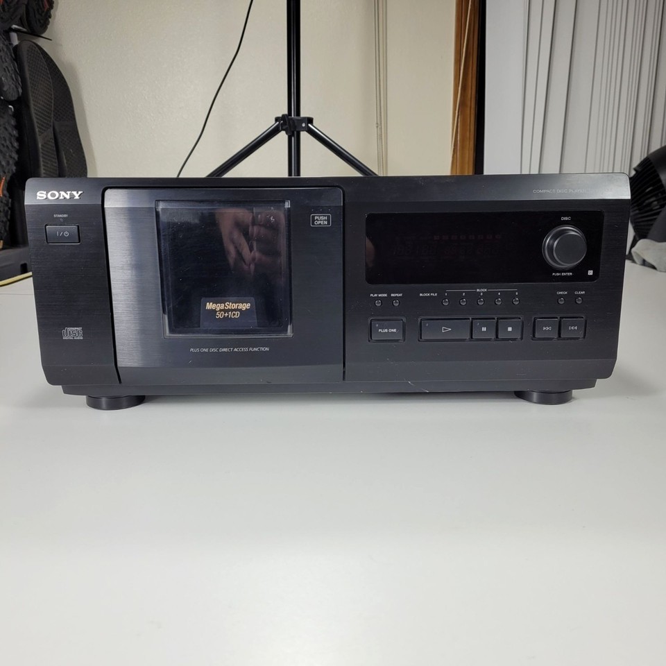 Sony CDP-CX53 50+1 Disc CD Mega Storage Compact Disc Player Tested ...