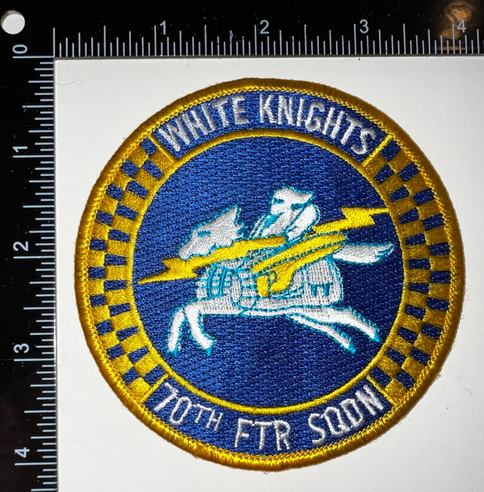 USAF 70th Fighter Squadron White Knights Patch | eBay