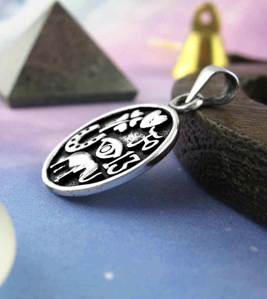 Lucky Symbols Pendant Horseshoe Four-Leaf Clover Elephant Evil Eye 13 ...
