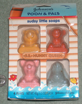 Johnson's 1992 Winnie Pooh Pals Tigger, Piglet, Eeyore, SS Honey Queen ...