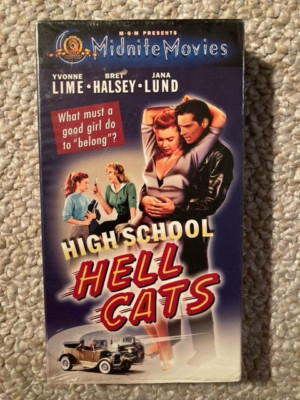 HIGH SCHOOL HELL CATS 1958/1999 VHS MGM MIDNITE MOVIES LIKE NEW IN SHRINK | eBay