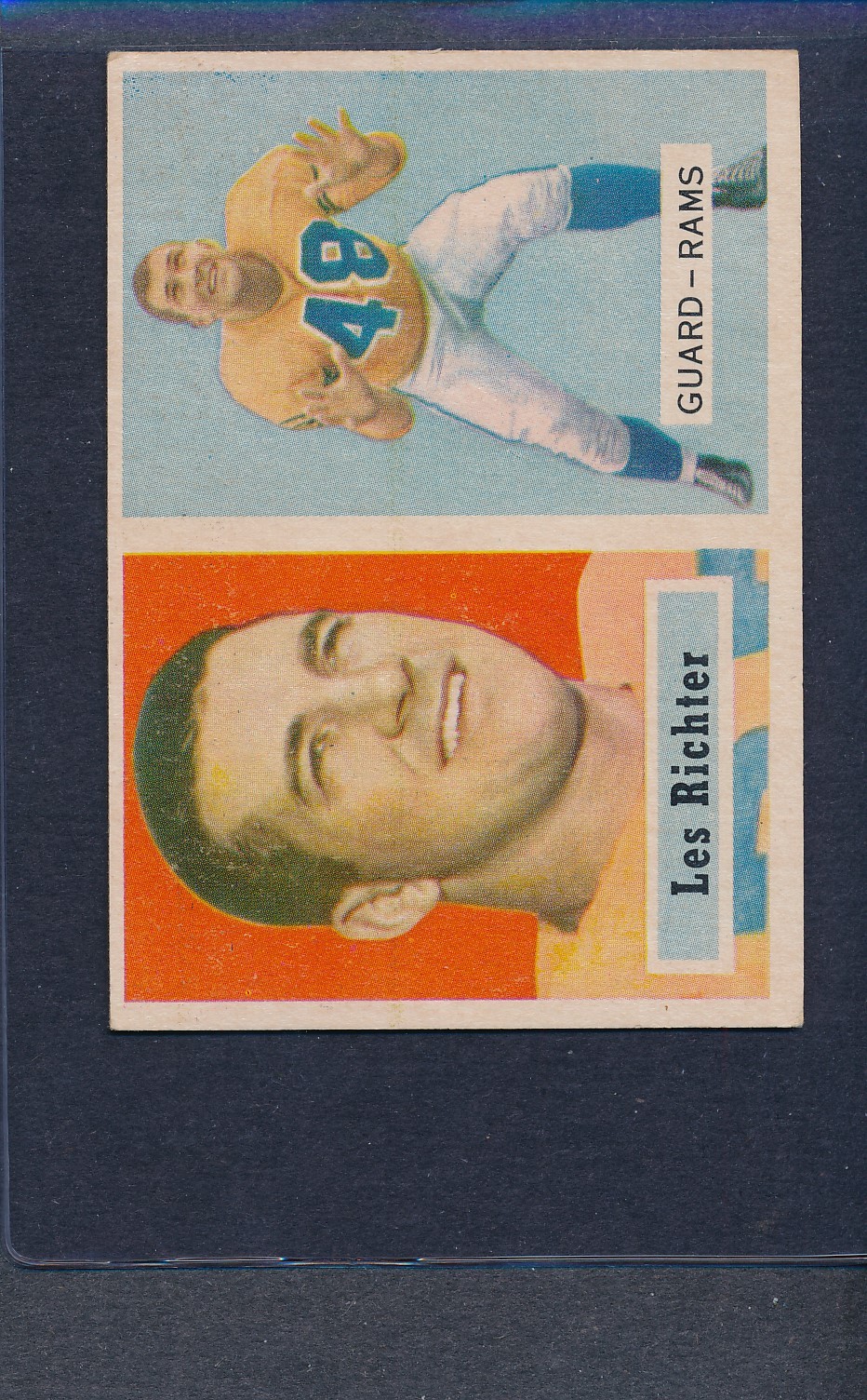 1957 Topps #010 Les Richter Rams EX *1019 | eBay