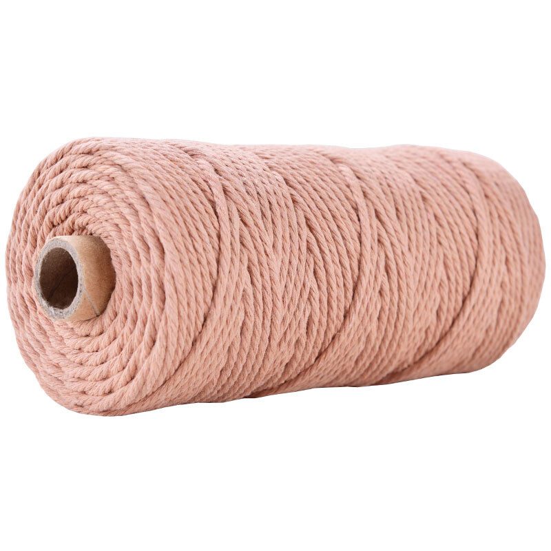 Artisan Macrame Rope 100% Natural Cotton Twisted Cord Craft String DIY ...