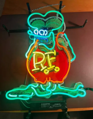 Rat Fink RF Hot Rod 20"x16" Neon Sign Light Lamp HD Vivid Printing ...