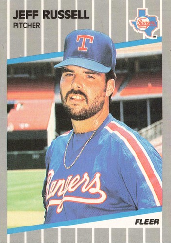 Jeff Russell 1989 Fleer #531 Texas Rangers | eBay