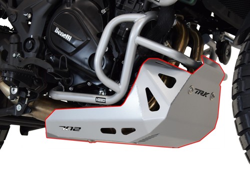 Cubre carter Heed Benelli TRK 702/702X - acero plata | eBay
