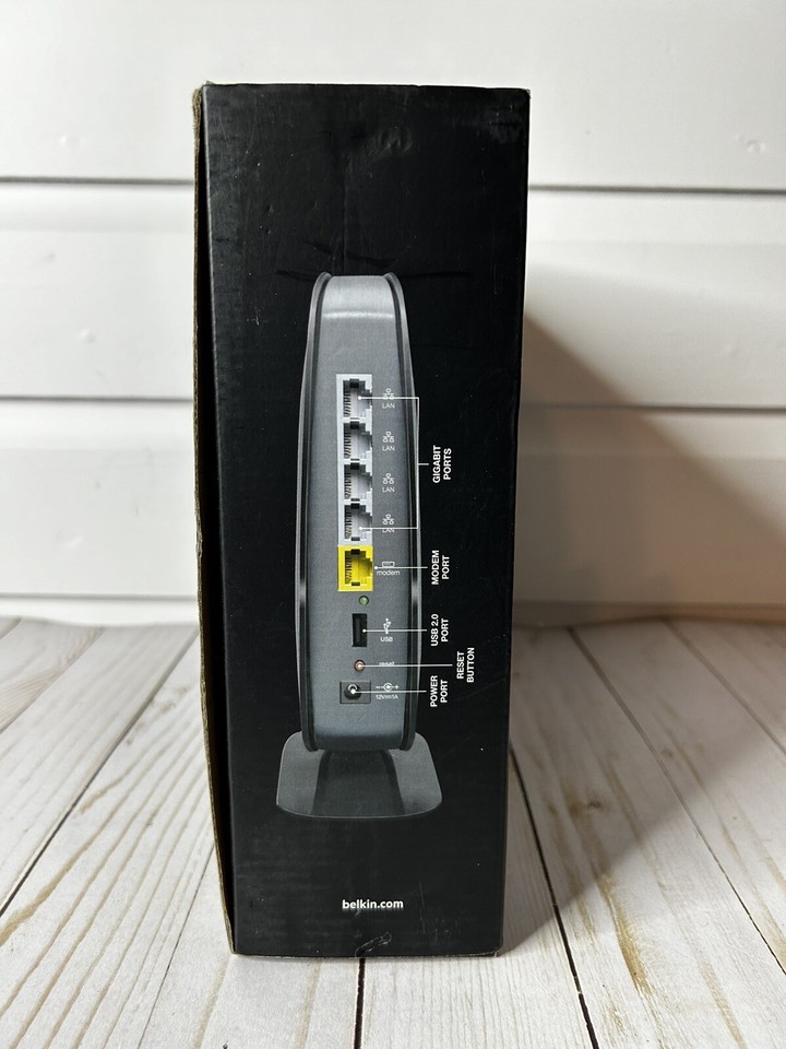 Belkin AC1200 Dual-Band AC+ Wireless WiFi Gigabit Router w/ Original ...