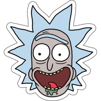 Rick and Morty Sticker drunk rick sticker | eBay