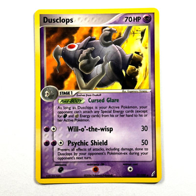 Dusclops EX Crystal Guardians 17/100 Regular Rare Pokémon TCG | eBay