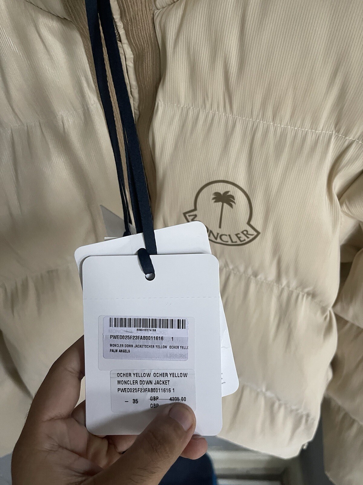 MONCLER Palm Angels MAYA 70 Down Jacket Puffer LED Light Glow Bright ...