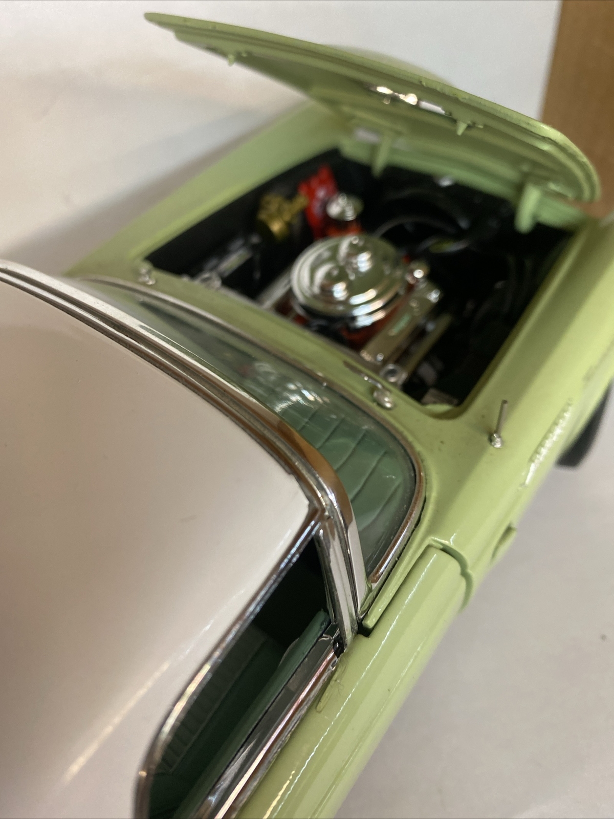 1956 Ford Thunderbird T-Bird Model Car Green White Convertible 2014 ...