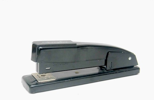VINTAGE BLACK SWINGLINE 444 STAPLER WORKING | eBay