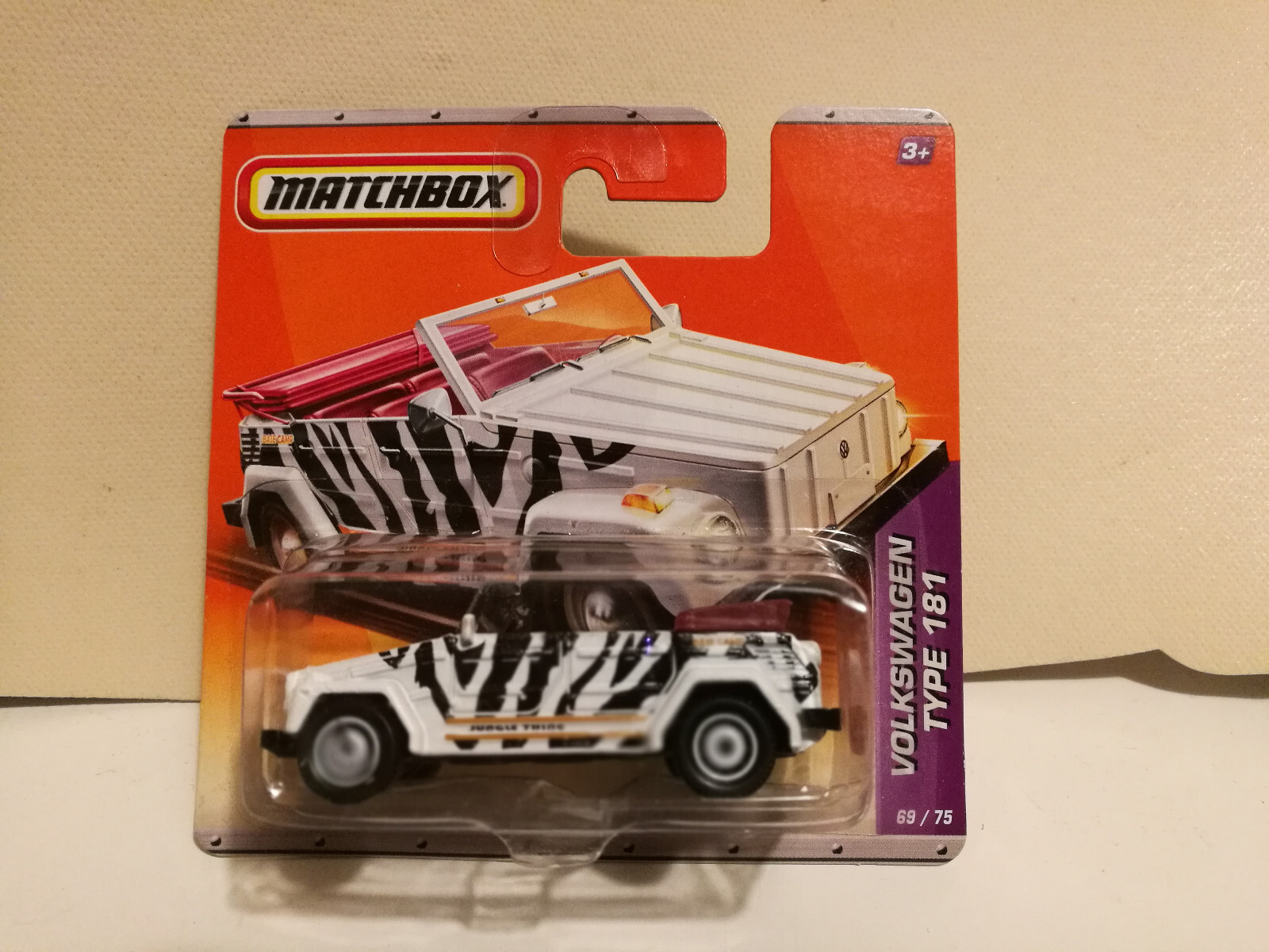 Matchbox 1/64: VW 181 Kübel "Jungle Thing" - matt-weiß (2010 / OVP ...