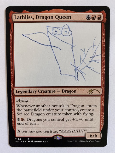 MTG Lathliss, Dragon Queen Secret Lair - Extra Life 2022 1146 Regular ...