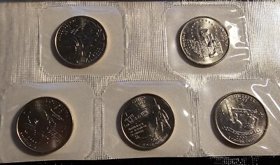 2002-D STATEHOOD QUARTERS IN ORIGINAL MINT SET CELLO PACK - FREE ...