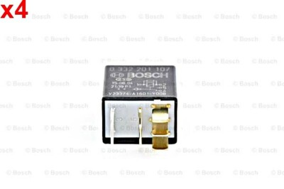 BOSCH 4 pcs Glow Plug System Relay 12V For VW Amarok AUDI JOHN DEERE ...