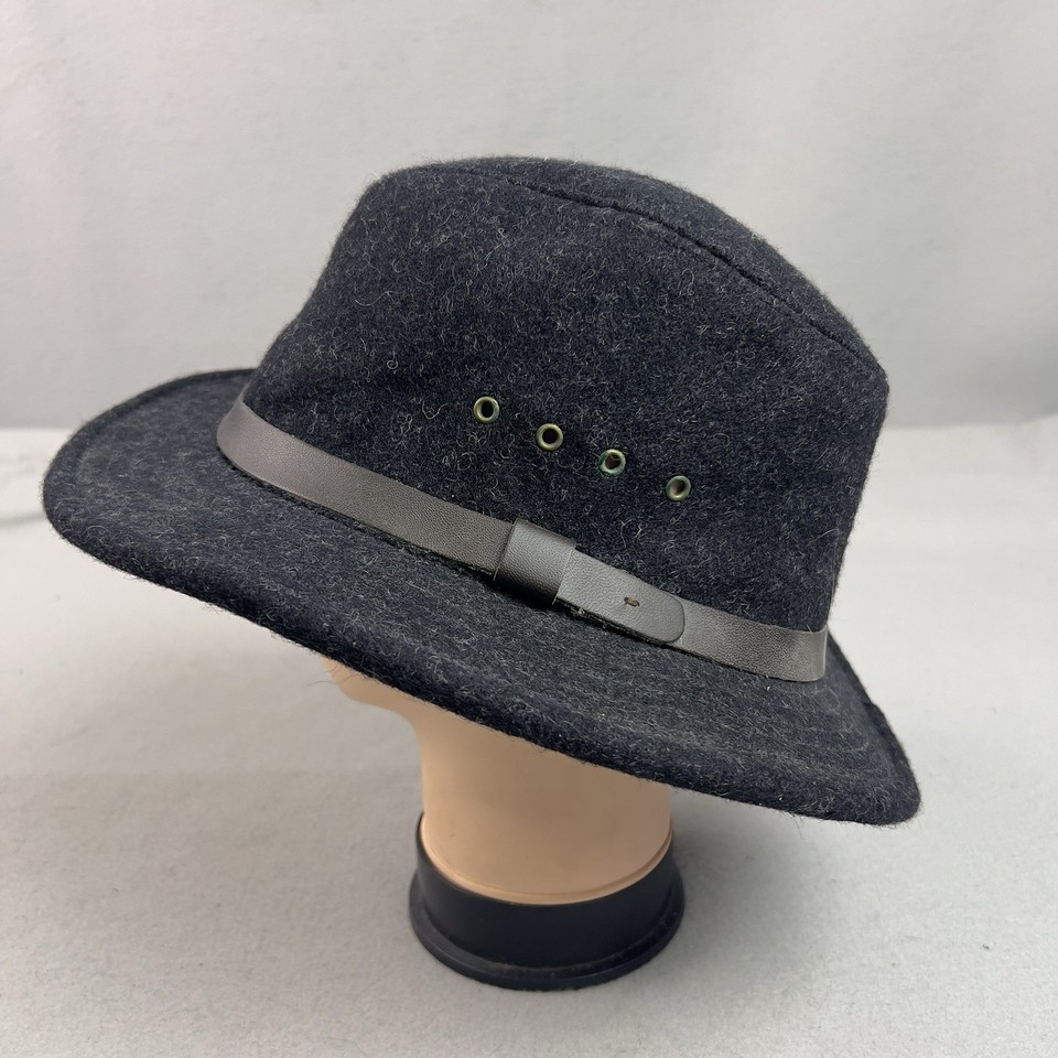 Filson 100% Virgin Wool Packer Hat Mens XL Gray Style 60025 Warm ...