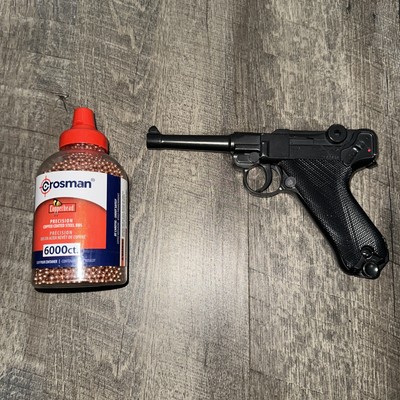 Luger Bb Gun, Crosmen Precision, Copper Coated Steel BBS 6000 Ct (1/5 ...