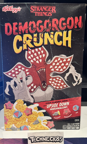 DEMOGORGAN CRUNCH CEREAL Kellogg's Netflix Stranger Things 2025 RARE ...