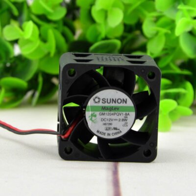 SUNON GM1204PQV1-8A 4028 12V 2.8W 4CM speed test high speed server fan ...