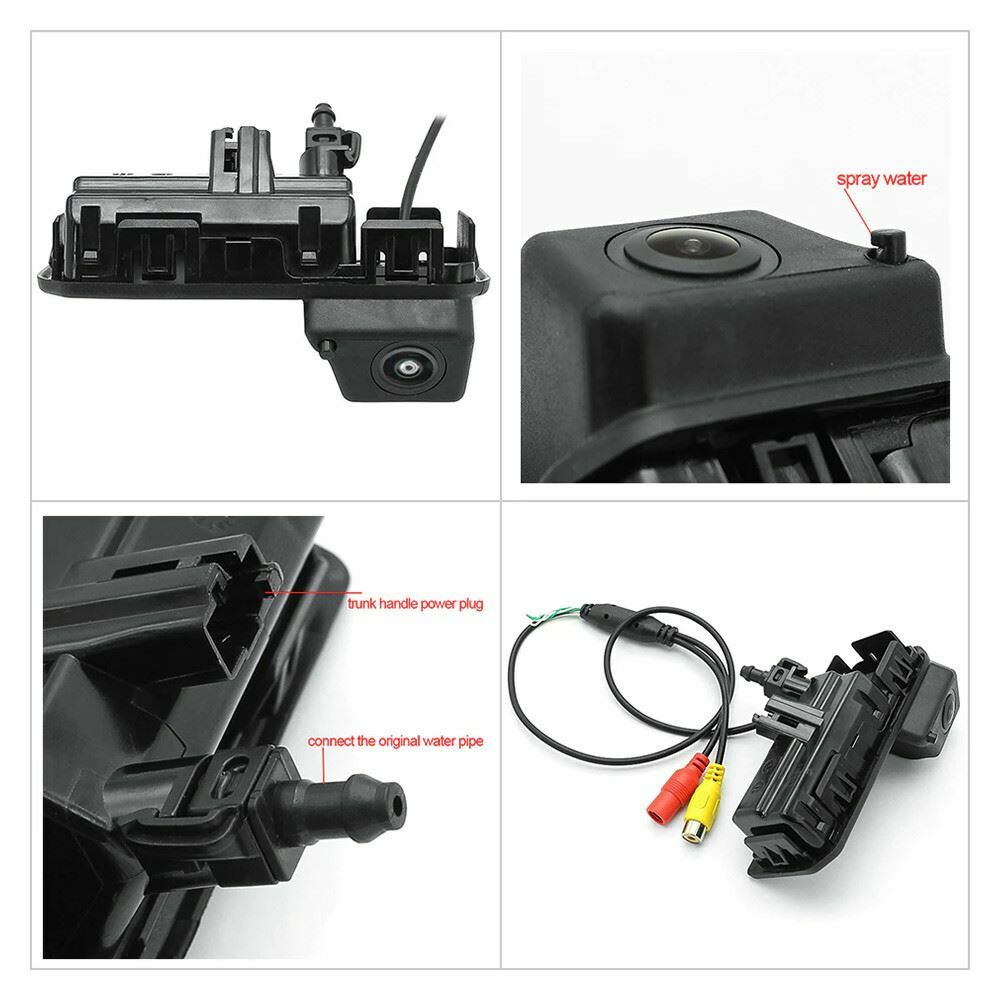 Reverse Camera For Skoda Karoq Kodiaq 2017-On Rear Boot Handle 720p HD ...