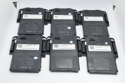 Lot of 6 Zebra TC20 TC25 battery used | eBay
