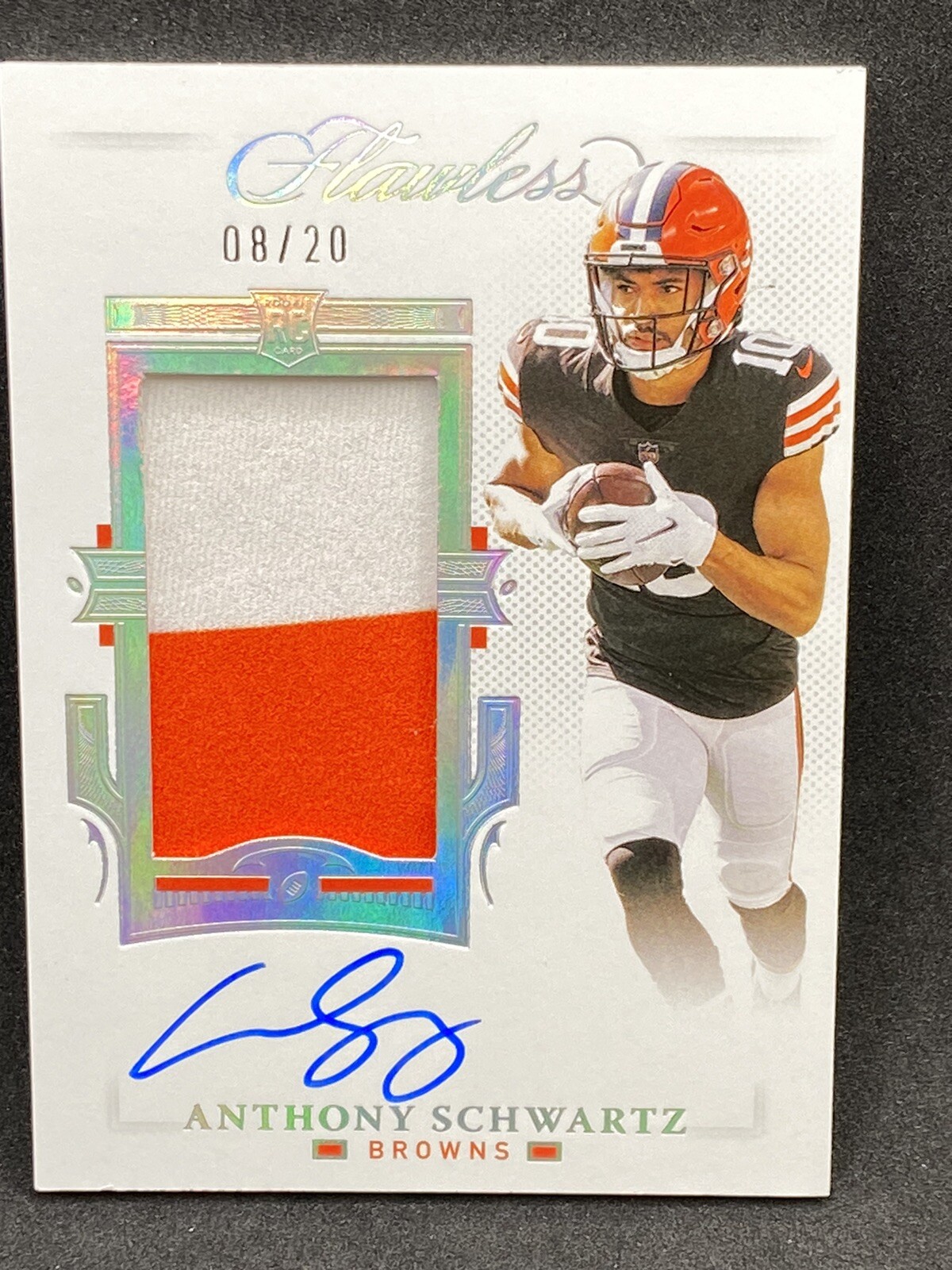 ANTHONY SCHWARTZ 2021 PANINI FLAWLESS ROOKIE RC PATCH AUTOGRAPH 8/20 # ...