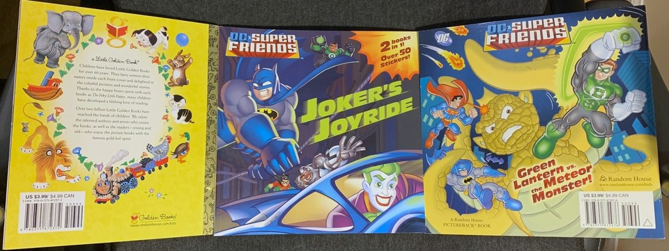LOT of 3 DC Super Friends Books Batman, Superman, Green Lantern ALL NEW ...