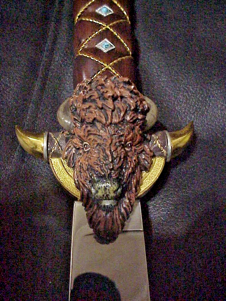 Rare Vintage Original Art Cheyenne Buffalo Knife by Ben Nighthorse ...