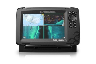 Lowrance HOOK Reveal 7 TripleShot - 7-inch Fish Finder with TripleShot ...