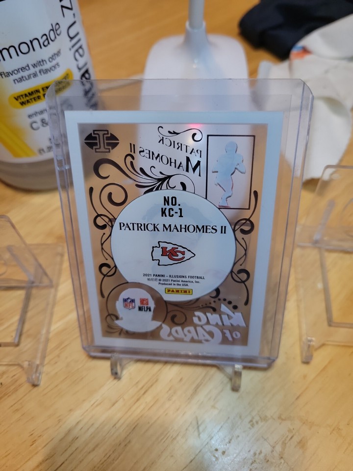 2021 ILLUSIONS PATRICK MAHOMES KING OF CARDS ACETATE INSERT CHIEFS ...