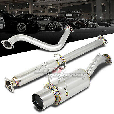 4.5" MUFFFLER TIP STAINLESS STEEL EXHAUST CATBACK SYSTEM FOR 93-97 ...