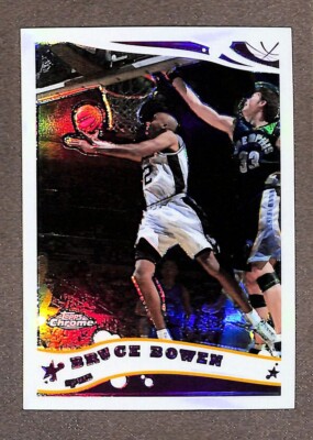 2005-06 Topps Chrome Refractor #38 Bruce Bowen /999 | eBay