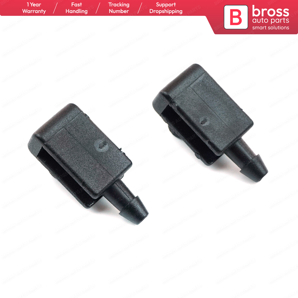 2x Front Windscreen Washer Nozzle Spray Jets 8200082347 for Renault ...