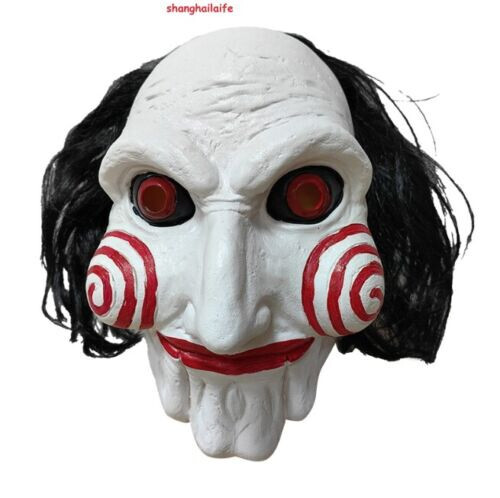 Horror Demon Jigsaw Saw Mask Cosplay Saw X Scary Killers Halloween One ...