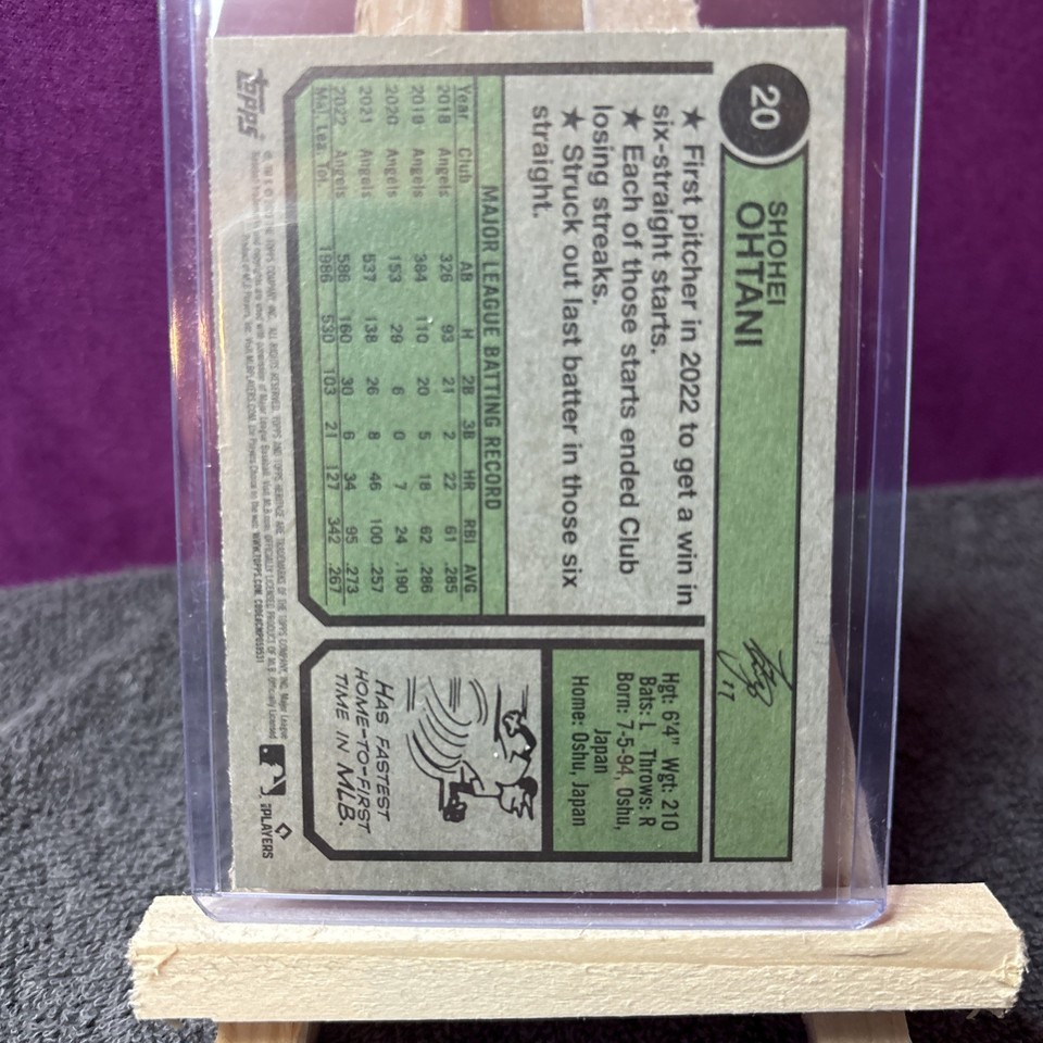 2023 Topps Heritage Shohei Ohtani #20 - Los Angeles Angels | eBay