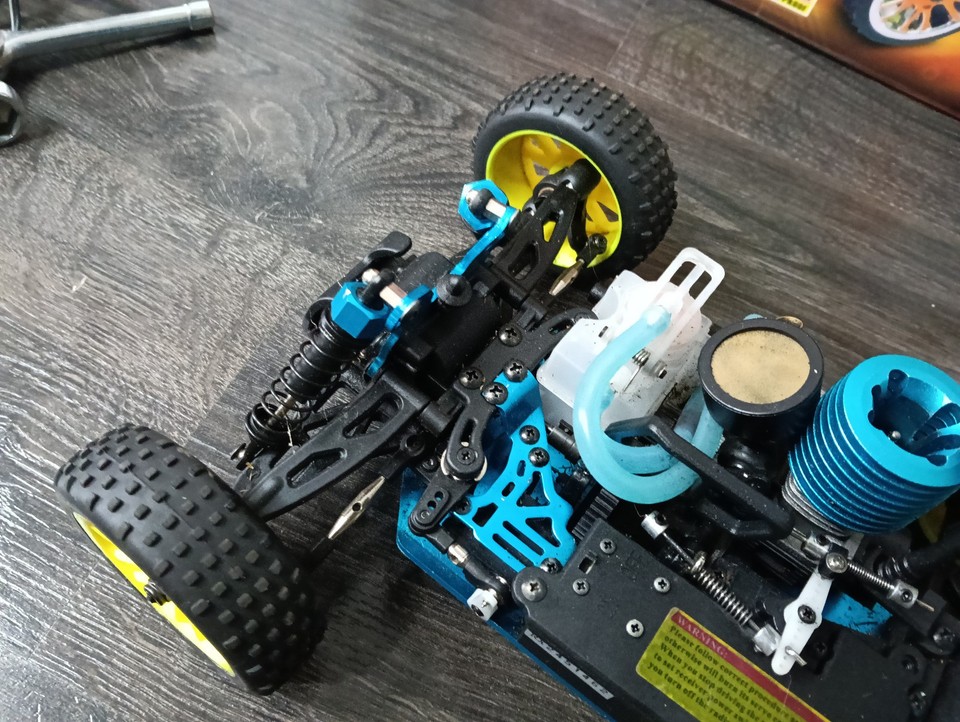 HIMOTO 16 1/16 NITRO BUGGY scale RC car .07 4WD truck NB16 1/18 turnigy ...