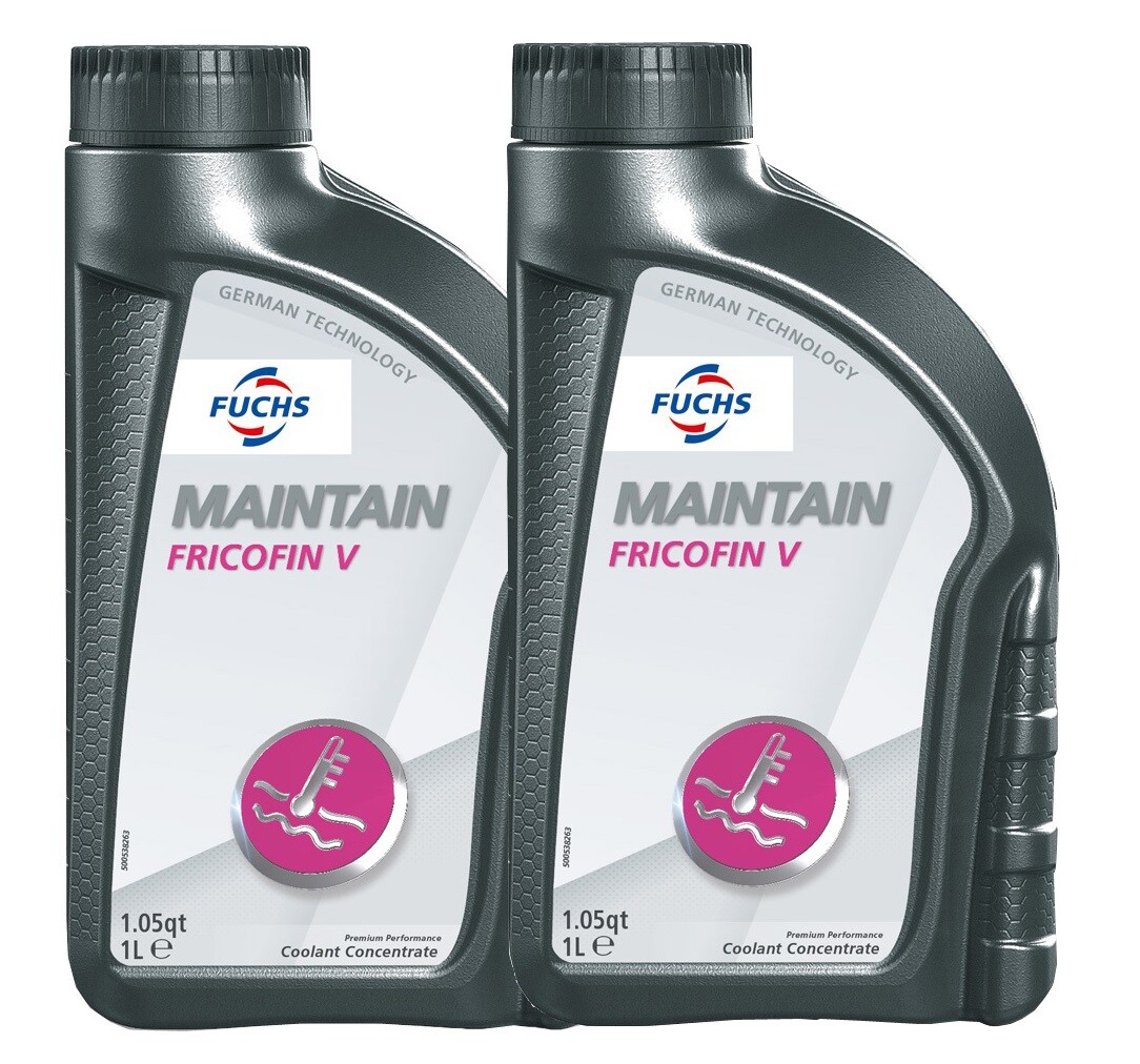 Fuchs 2 Liter MAINTAIN FRICOFIN V Engine Coolant 2 x 1L for Audi ...