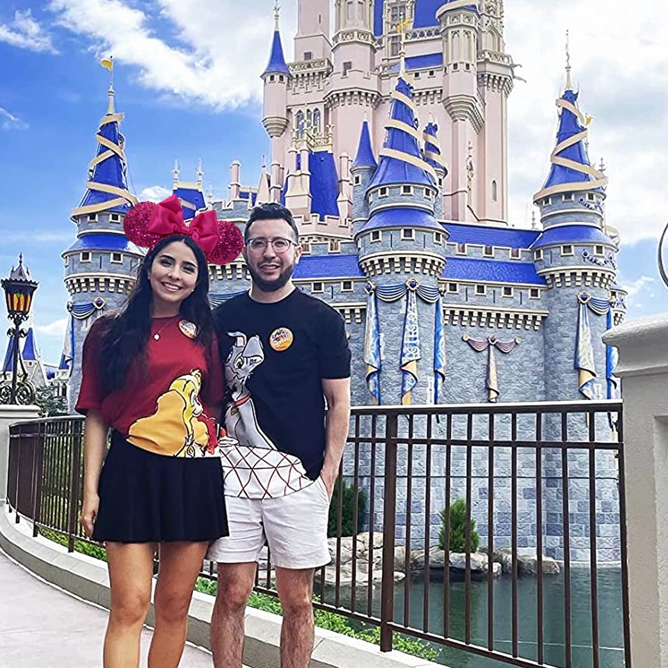 Orchid Hot Pink Magenta Disney Parks Minnie Mouse Ears Headband Sequin ...