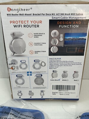 NEW Wall Mount Deco M5 AC1300 Whole Home Mesh System Sturdy 2 Brackets ...